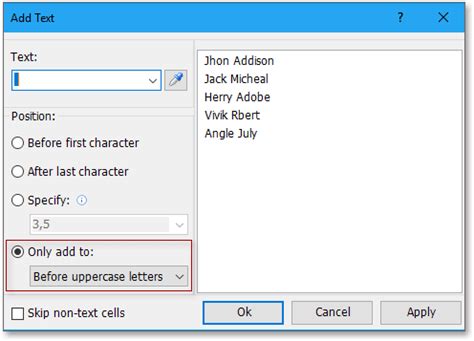 How To Add Space Between First Name And Last Name In Excel