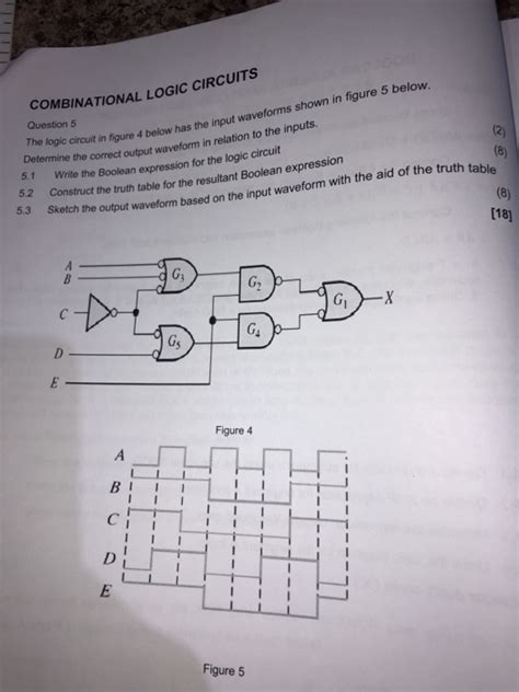 Solved Combinational Logic Circuits Question 5 The Logic