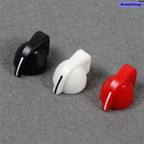 Jingyuanedshaop Fleor 6pcs Plastic Guitar Amp Knobs Mini Chicken 2025 Head Effect Pedal Knobs3