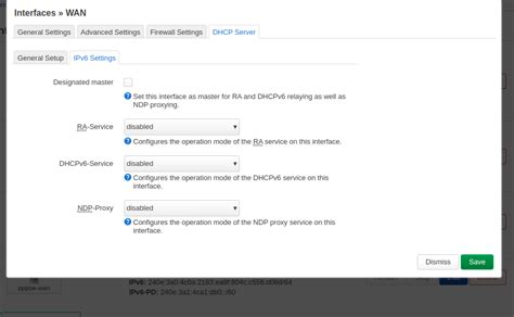 the static ipv6 address assigned to the client does not work