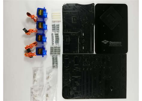 Kit Brazo Robot Robotico Acrilico Con Servos Sg90 Incluye Arduino