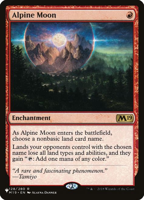 Alpine Moon - The List Reprints - Magic: The Gathering