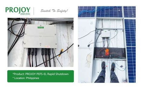 projoy array level rapid shutdown application scenario in philippines