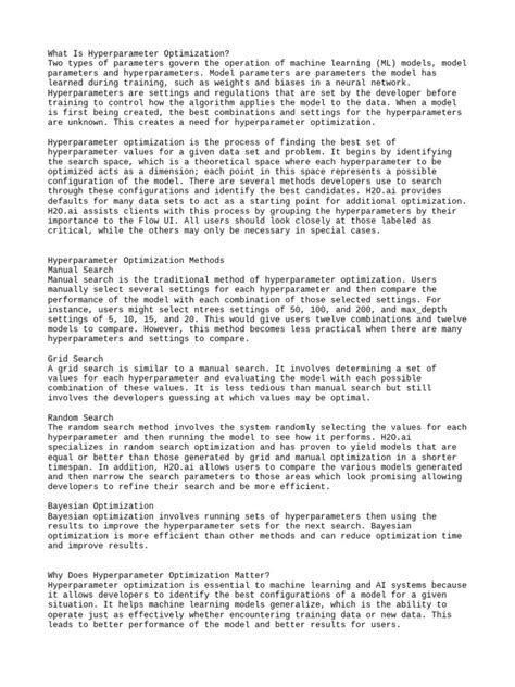 Hyperparameter Optimization Pdf Algorithms And Data Structures Computational Science