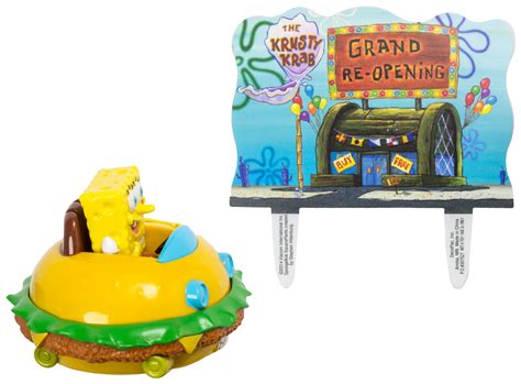 Spongebob Squarepants Krabby Patty Decosets Decopac