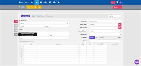 Best E Invoicing And Billing Software System Biztory