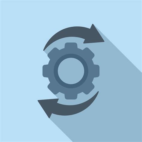 Redesign Gear Icon Flat Vector Web Ui 15150728 Vector Art At Vecteezy