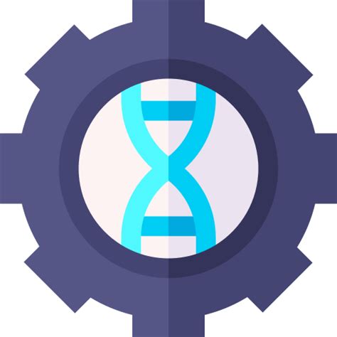 Genetic Engineering Basic Straight Flat Icon