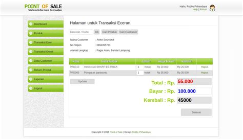 Aplikasi Penjualan Minimarket V32 Support Php 7 Grosir Eceran