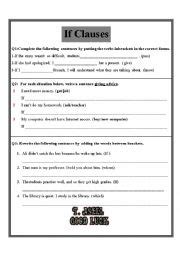 If Clauses ESL Worksheet By Aseell If Clauses ESL Worksheet By Aseell