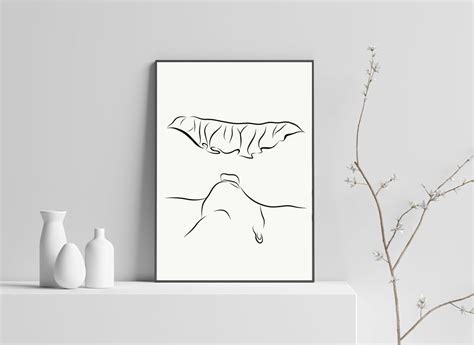 Oral Sex Line Art Erotic Digital Print Sensual Sex Drawing Minimalist Abstract Couple Making