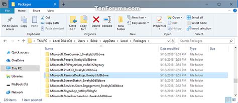 Backup And Restore Remote Desktop App In Windows 10 Tutorials
