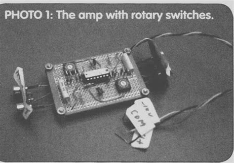 Switchable Gain Booster Amplifier
