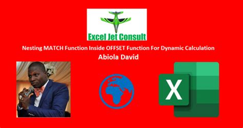 Nesting MATCH Function Inside OFFSET Function For Dynamic Calculation Data Analytics
