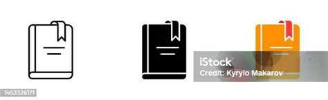 책갈피가있는 책 설정 아이콘 읽기 도서관 독서 목록 아테네움 종이 참고 문헌 오디오북 교육 개념입니다 선에 있는 벡터 아이콘 흰색 배경에 검은색과 화려한 스타일 가리기에