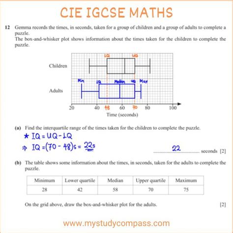 Cie Igcse Maths 0580 21 M J 20 Solved Past Paper Question 12 Igcse Maths Math Maths