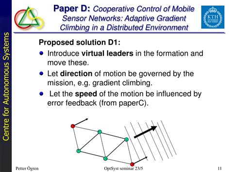 Ppt Formations And Obstacle Avoidance In Mobile Robot Control