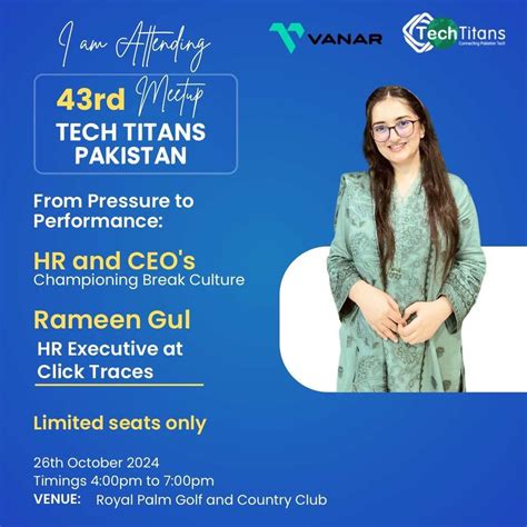 Rameen Gul On Linkedin Techtitans Meetup2024 Knowledgesharing