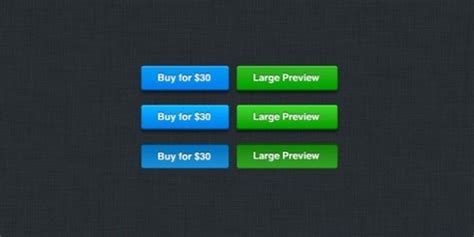 6 Premium UI Buttons Set PSD CSS Free Vector Download FreeImages