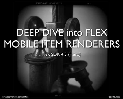 deep dive into flex mobile item renderers key