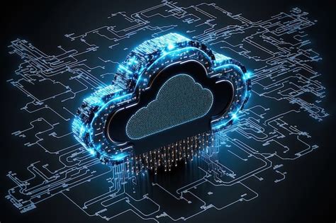 Premium Ai Image Digital Cloud Computing Cyber Security Digital Data