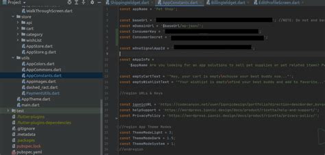 Flutter Configuration Iqonic Docs
