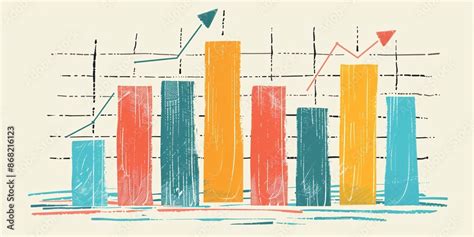 Hand Drawn Visual Representation Of Numerical Data Using Bar Graphs