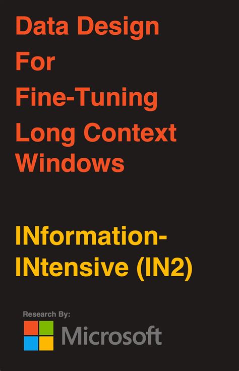Data Design For Fine Tuning Llm Long Context Windows By Cobus Greyling Medium
