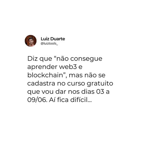 Evento Online E Gratuito De Programação Web3 Blockchain E Smart
