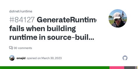 Generateruntimegraph Fails When Building Runtime In Source Build Mode On Alpine · Issue 84127