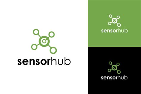 Sensor Hub Logo Graphic By Zaqilogo · Creative Fabrica
