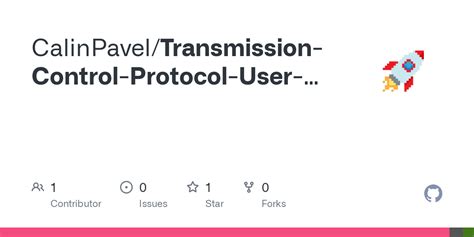 Github Calinpaveltransmission Control Protocol User Datagram