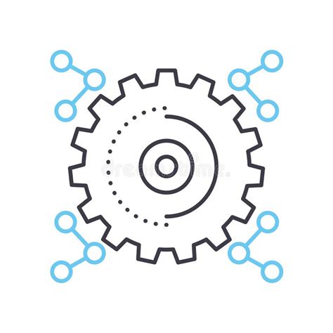 Information Engineering Line Icon Outline Symbol Vector Illustration