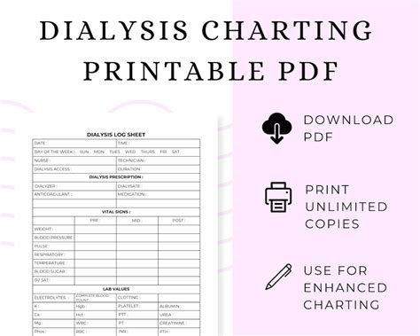 Dialysis Charting Printable Pdf Home Dialysis Documentation