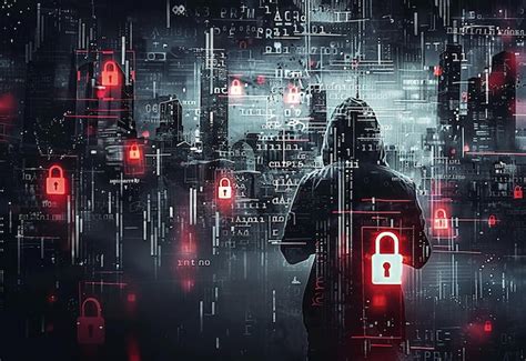 Premium Photo Photo Portrait Of Hacker Background With Gloves And Laptop