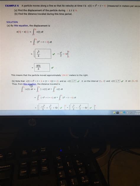 a particle moves along a line so that its velocity at