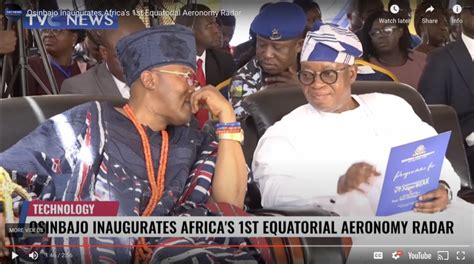 New Equatorial Radar Commissioned In Nigeria With The Help Of Virginia