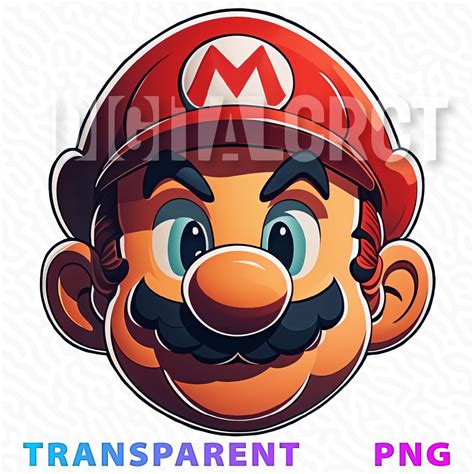 Mario Head Printable