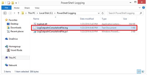 Powershell Logging Using Apache Log4net Viorel Iftode