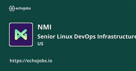 Nmi Is Hiring Senior Linux Devops Infrastructure Engineer Remote Us Gcp Terraform Kubernetes