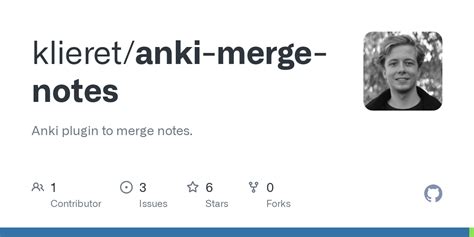 Github Klieretanki Merge Notes Anki Plugin To Merge Notes