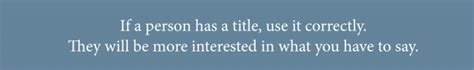 How To Address Consul Or Consul General Email Write Or Say Name Of
