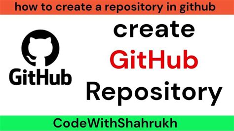 Shahrukh Khan On Linkedin How To Create A Repository In Github
