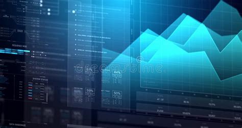 Cyber Futuristic Video Overlay Technology Hud Head Up Display Graphic Interface Stock Footage