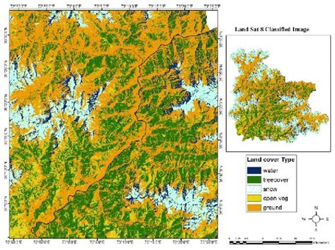 supervised classification of landsat 8 image download scientific diagram