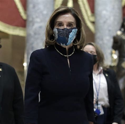 Nancy Pelosi Wears Same Black Dress She Donned For Trump S First Impeachment To His Second