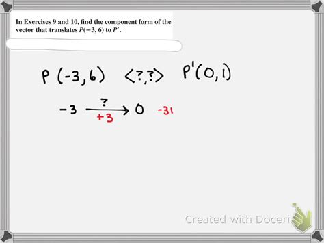 solved in exercises 9 and 10 ind the component form of the vector that