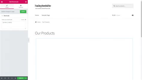 How To Use Woocommerce Product Table With Elementor Elementor