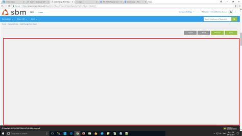 Nf 5378 Pre Prod Sbm Report Page Has Too Long Unrequired Vertical