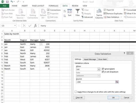 Editing A Dropdown List In Excel